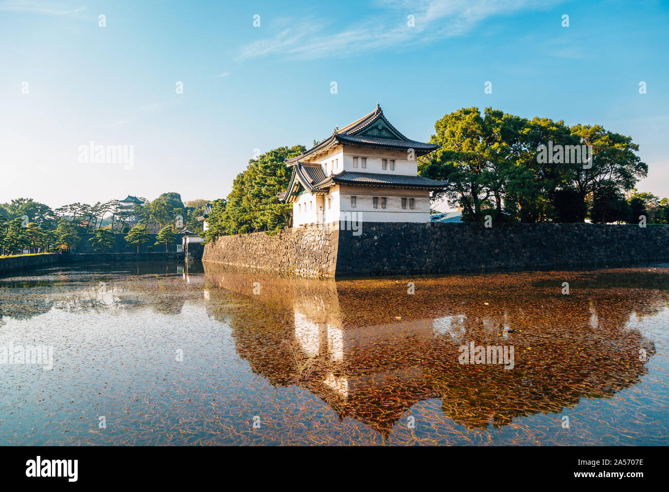 Imperial palace ruins in Tokyo, Japan Stock Photo - Alamy