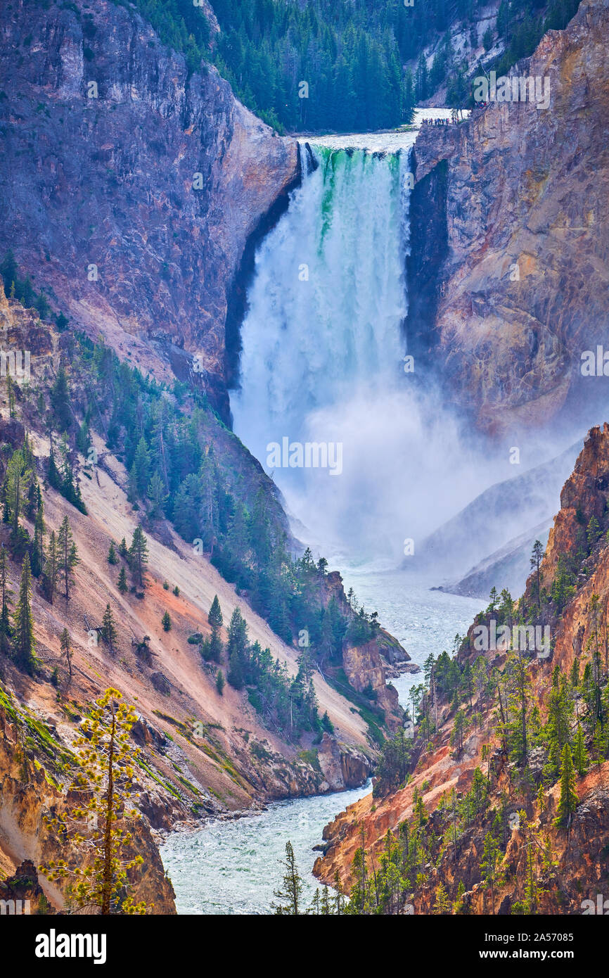 Yellowstone falls hi-res stock photography and images - Alamy
