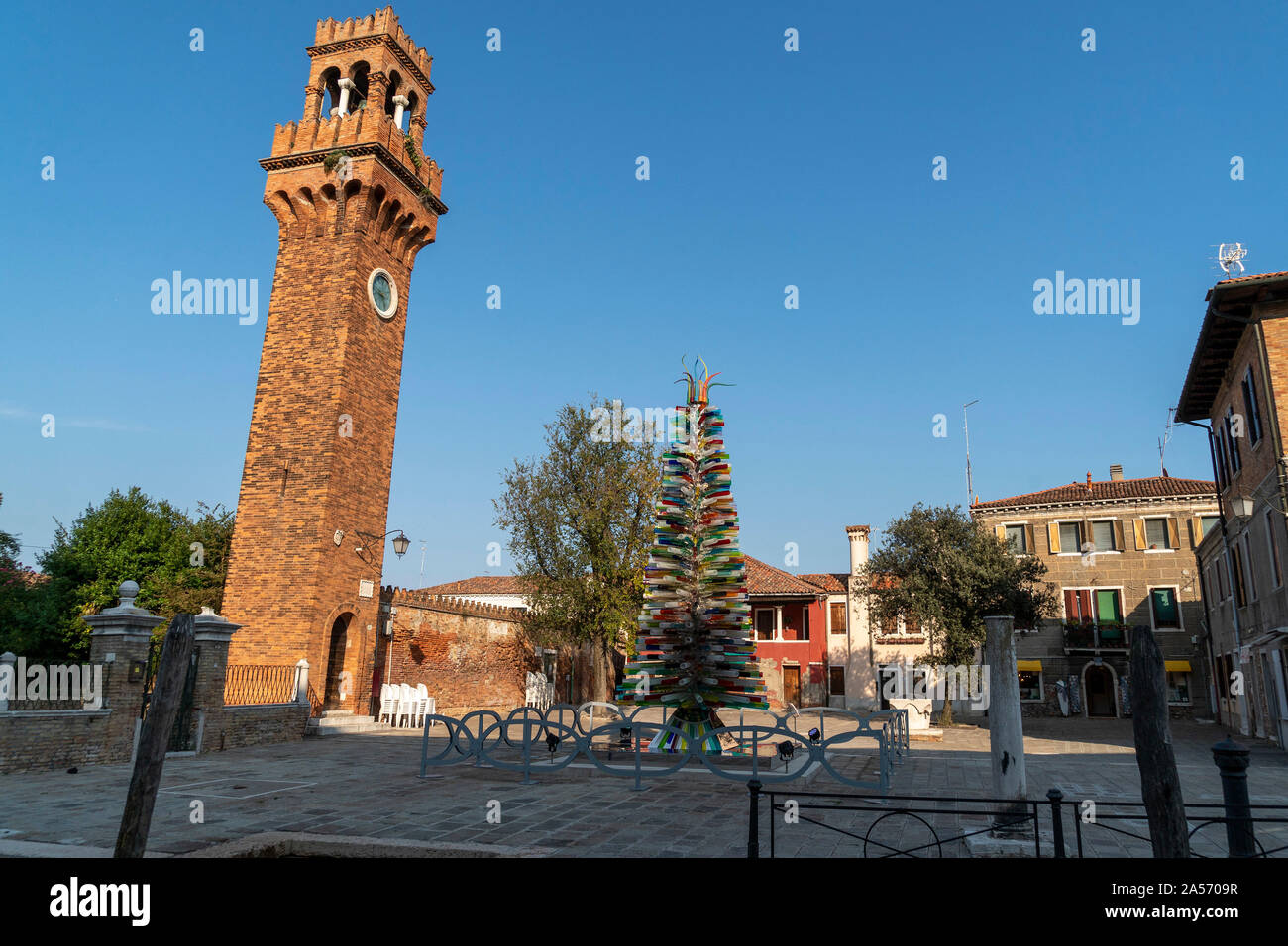 venice murano glass christmas tree Stock Photo - Alamy