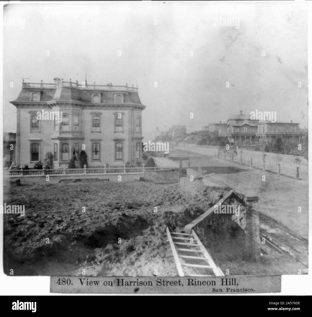 Harrison street Black and White Stock Photos & Images - Alamy