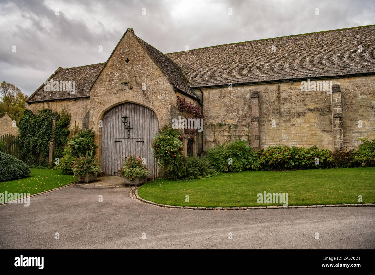16th century Tithe Barn in the Cotswolds, England UK Stock Photo - Alamy