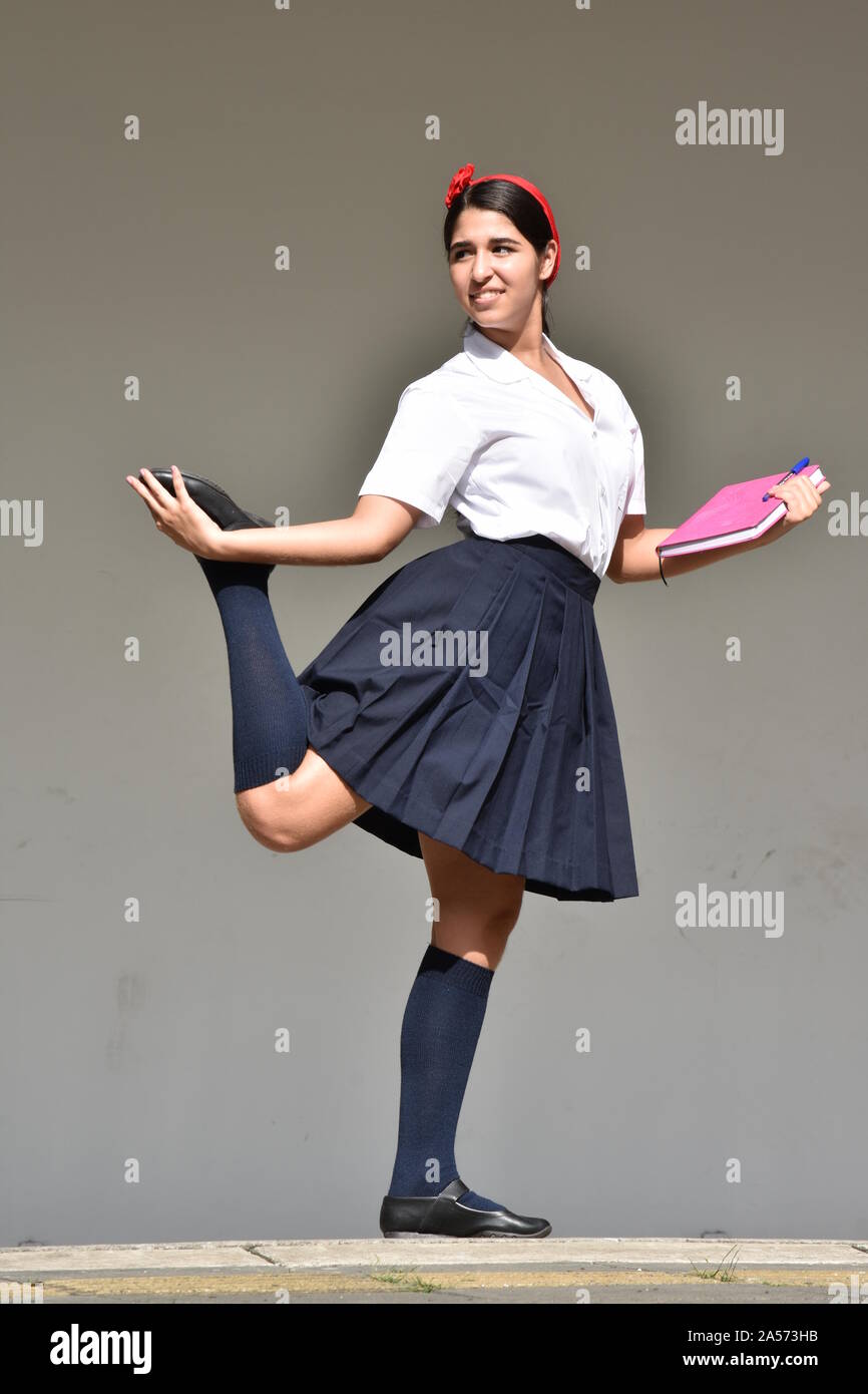 Female Dance Student Posing Stock Photo - Alamy