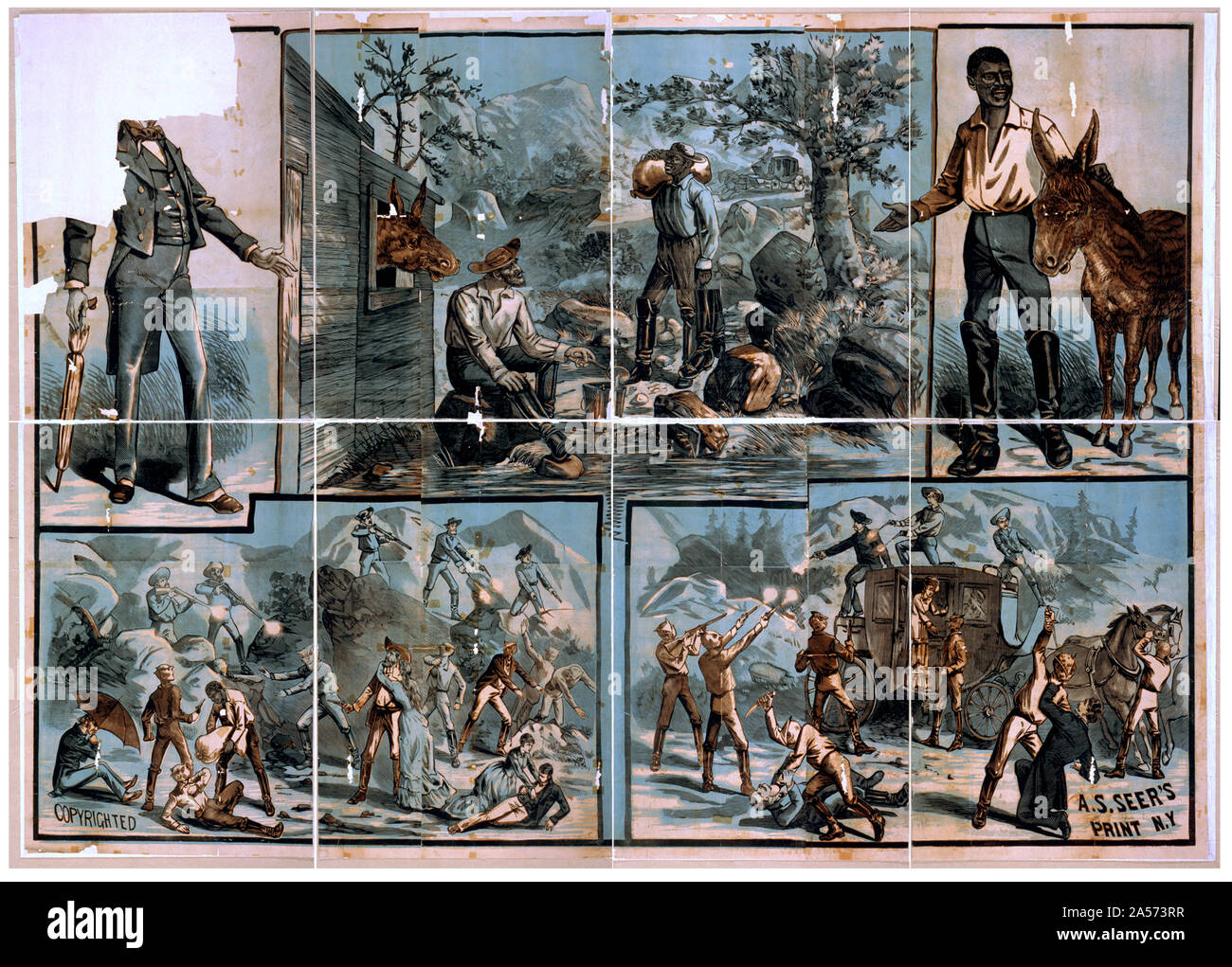 Western west Cut Out Stock Images & Pictures - Alamy