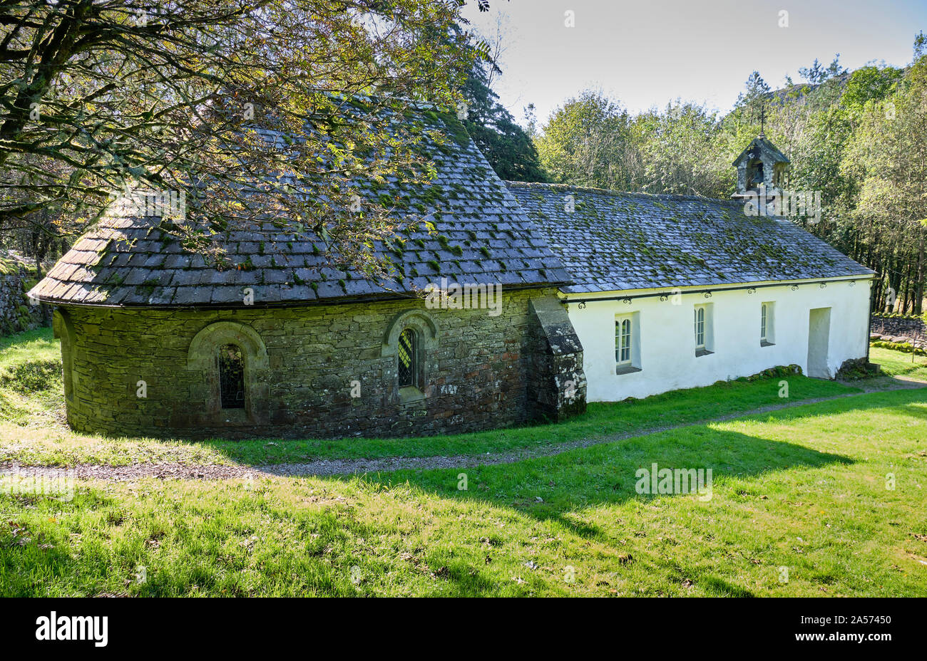 Wythburn Church, Thirlmere, Lake District, Cumbria Stock Photo - Alamy