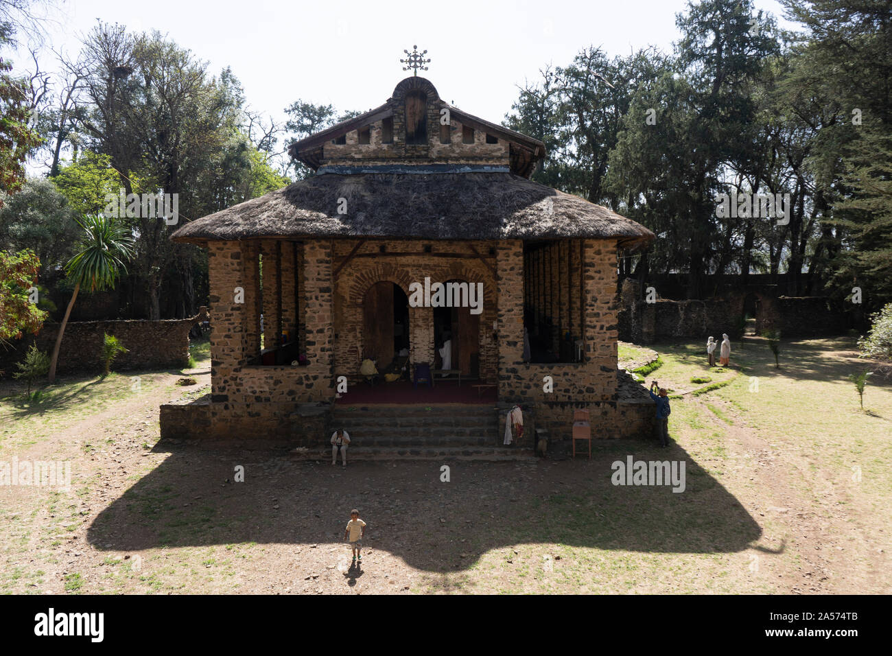 The Church of Debre Berhan Selassie in Gondar, Ethiopia Stock Photo - Alamy