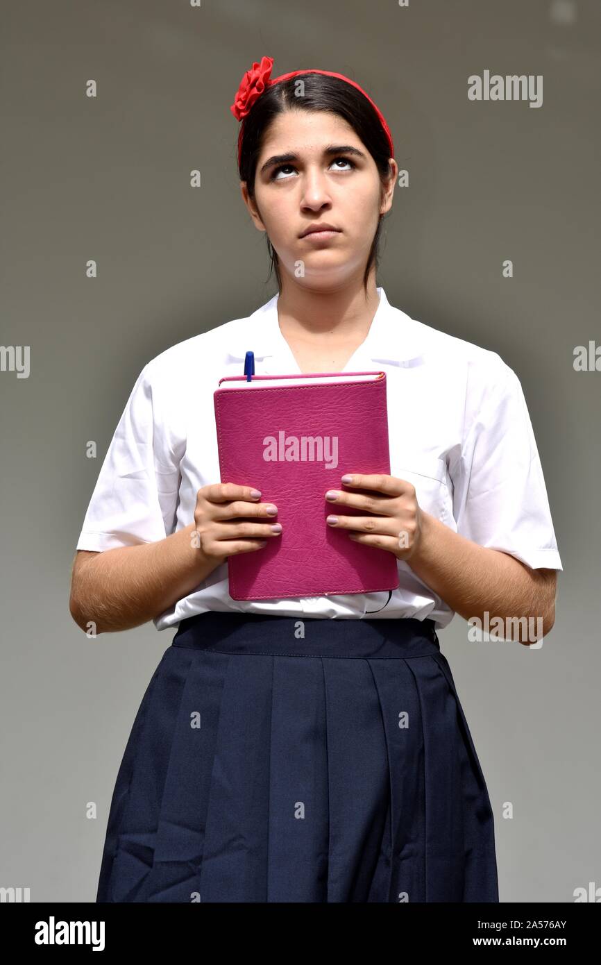 Female student wondering hi-res stock photography and images - Alamy