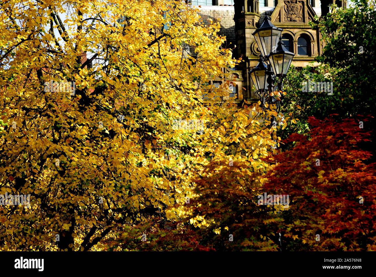 Manchester city centre in autumn hi-res stock photography and images ...