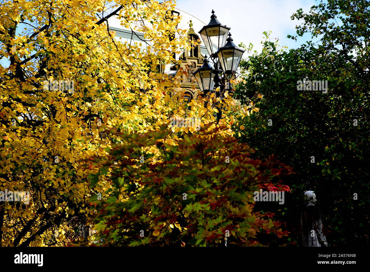 Autumnal colour in manchester hi-res stock photography and images - Alamy
