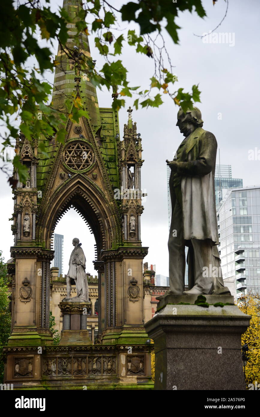 Albert Memorial in Manchester Stock Photo - Alamy
