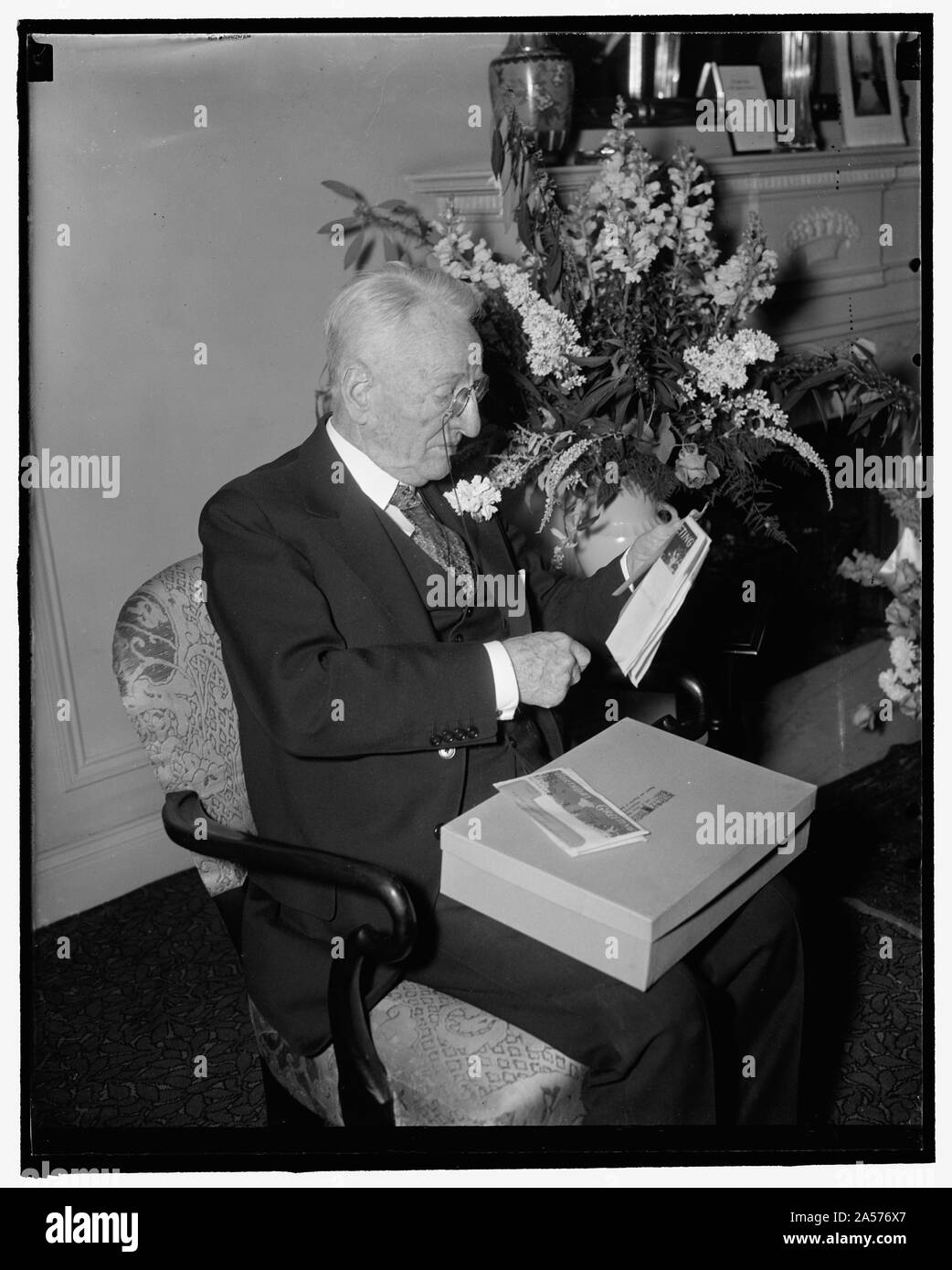 Virginia senator celebrates 80th birthday. Washington, D.C., Jan. 4 ...