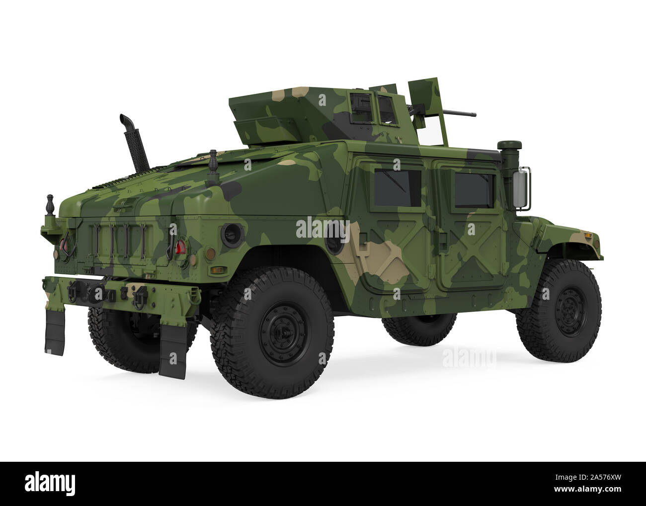 Humvee High Mobility Multipurpose Wheeled Vehicle Isolated Stock Photo ...