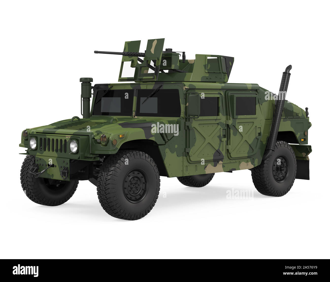 Humvee High Mobility Multipurpose Wheeled Vehicle Isolated Stock Photo ...