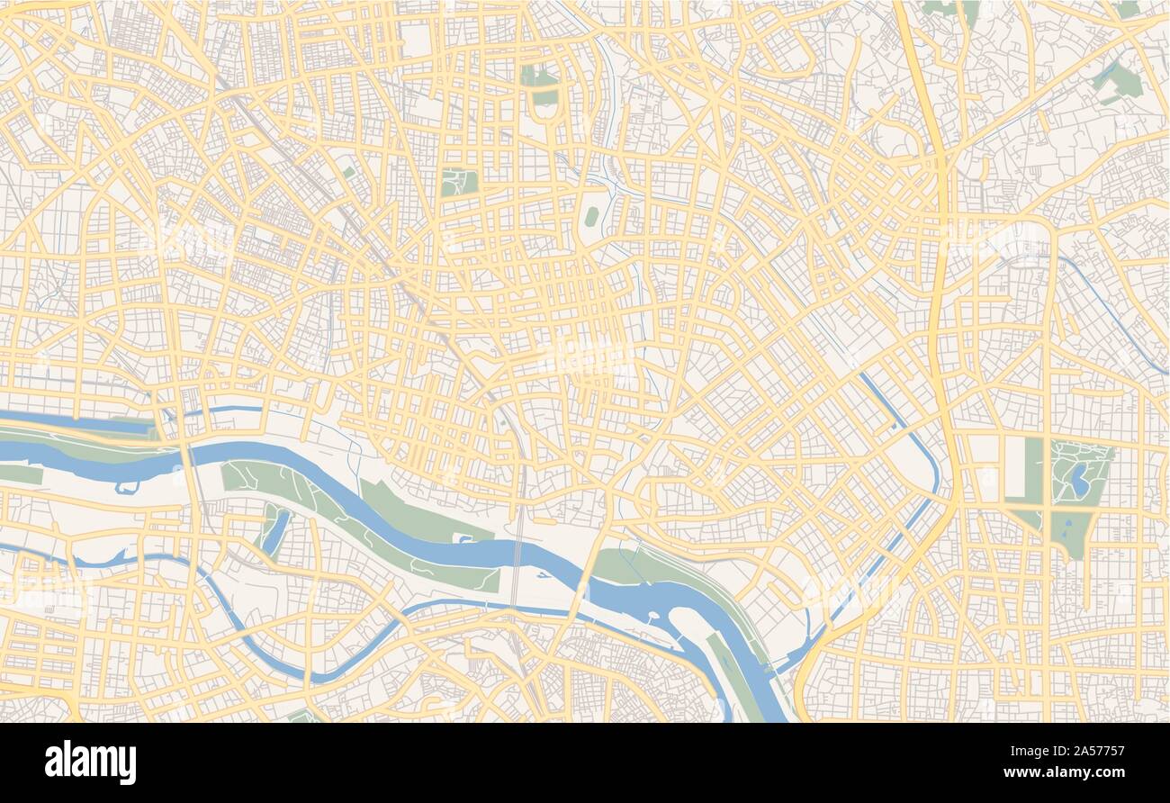 Kawaguchi city saitama prefecture Stock Vector Images - Alamy