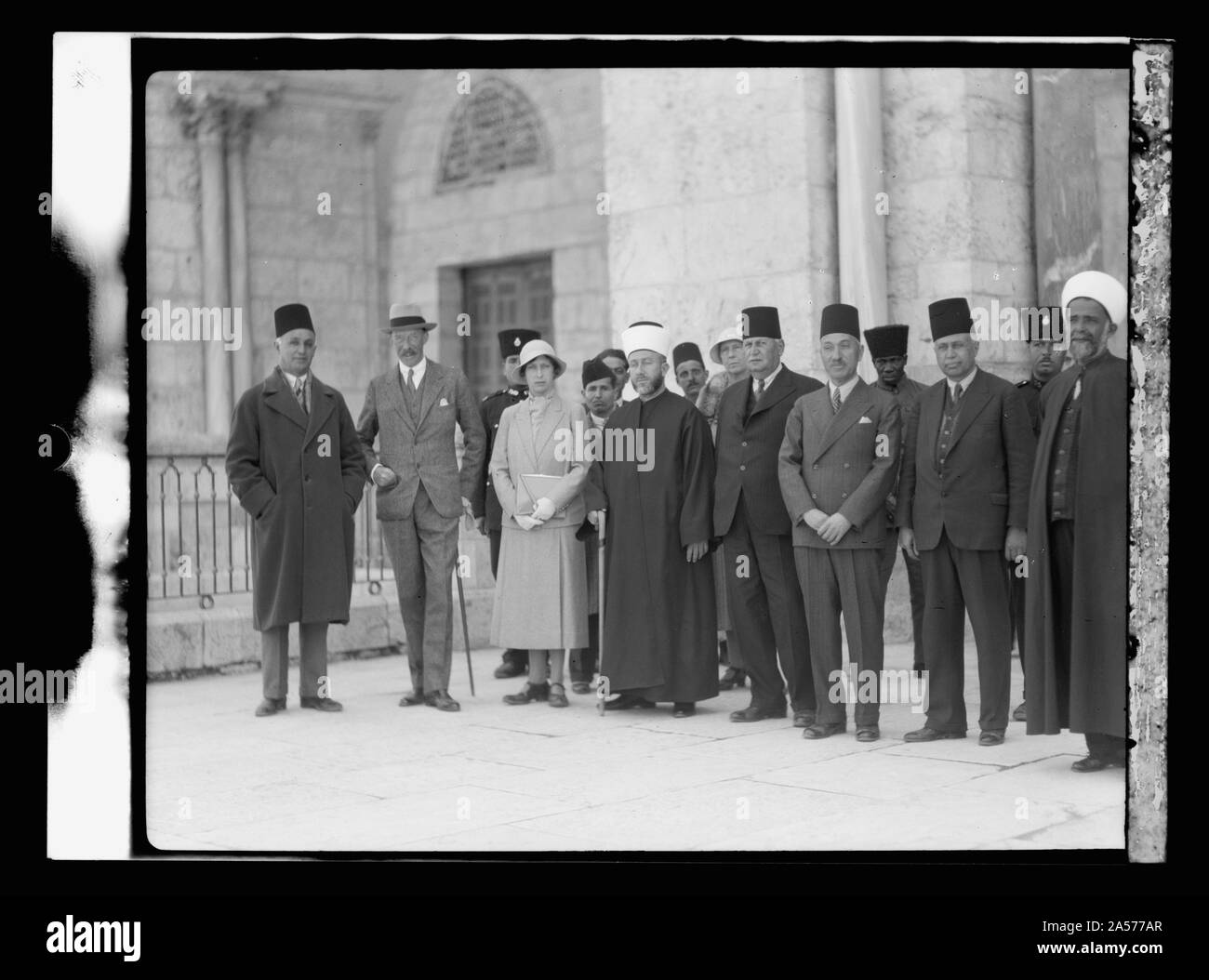Visit of H.R.H. Princess Mary and the Earl of Harwood. March 1934 ...