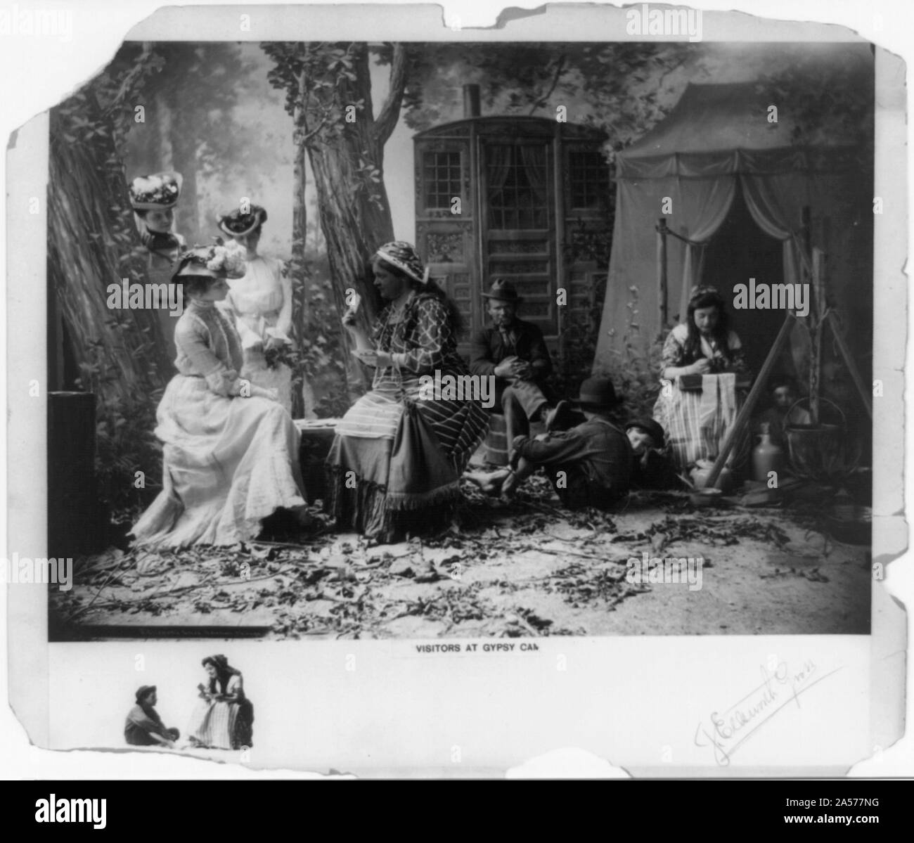 Gypsy camp Black and White Stock Photos & Images - Alamy