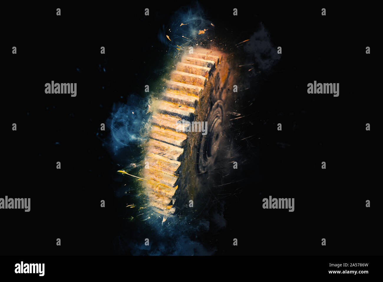 Factory gears hi-res stock photography and images - Alamy