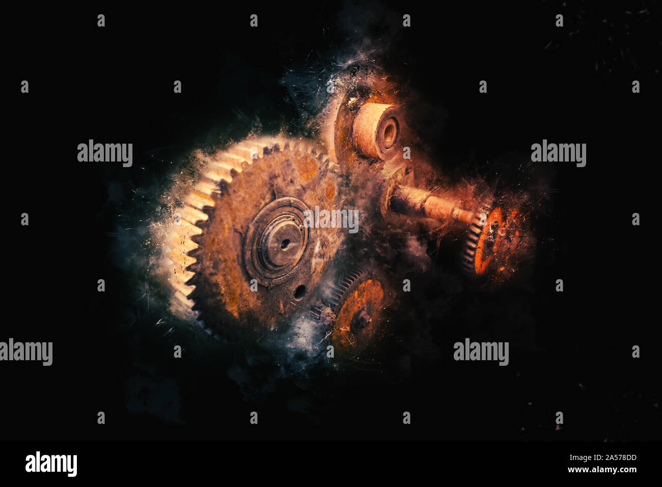 Factory gears hi-res stock photography and images - Alamy