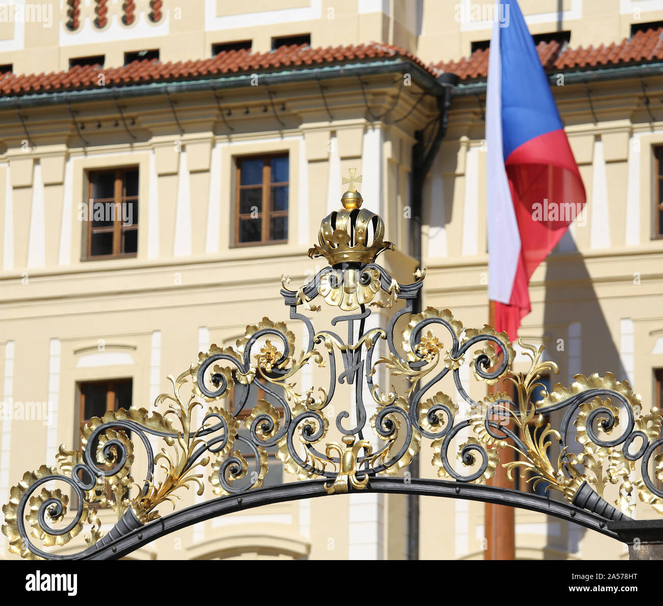 Flag staré město in hi-res stock photography and images - Alamy