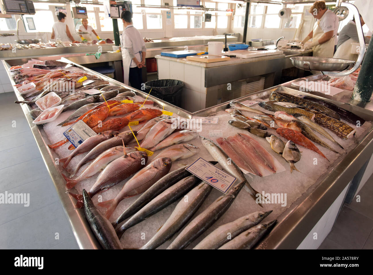 Ciutadella fish market menorca hi-res stock photography and images - Alamy