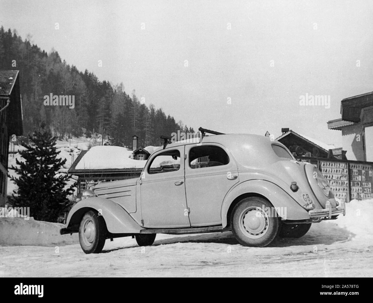 1947 Ford V8 Pilot Stock Photo - Alamy