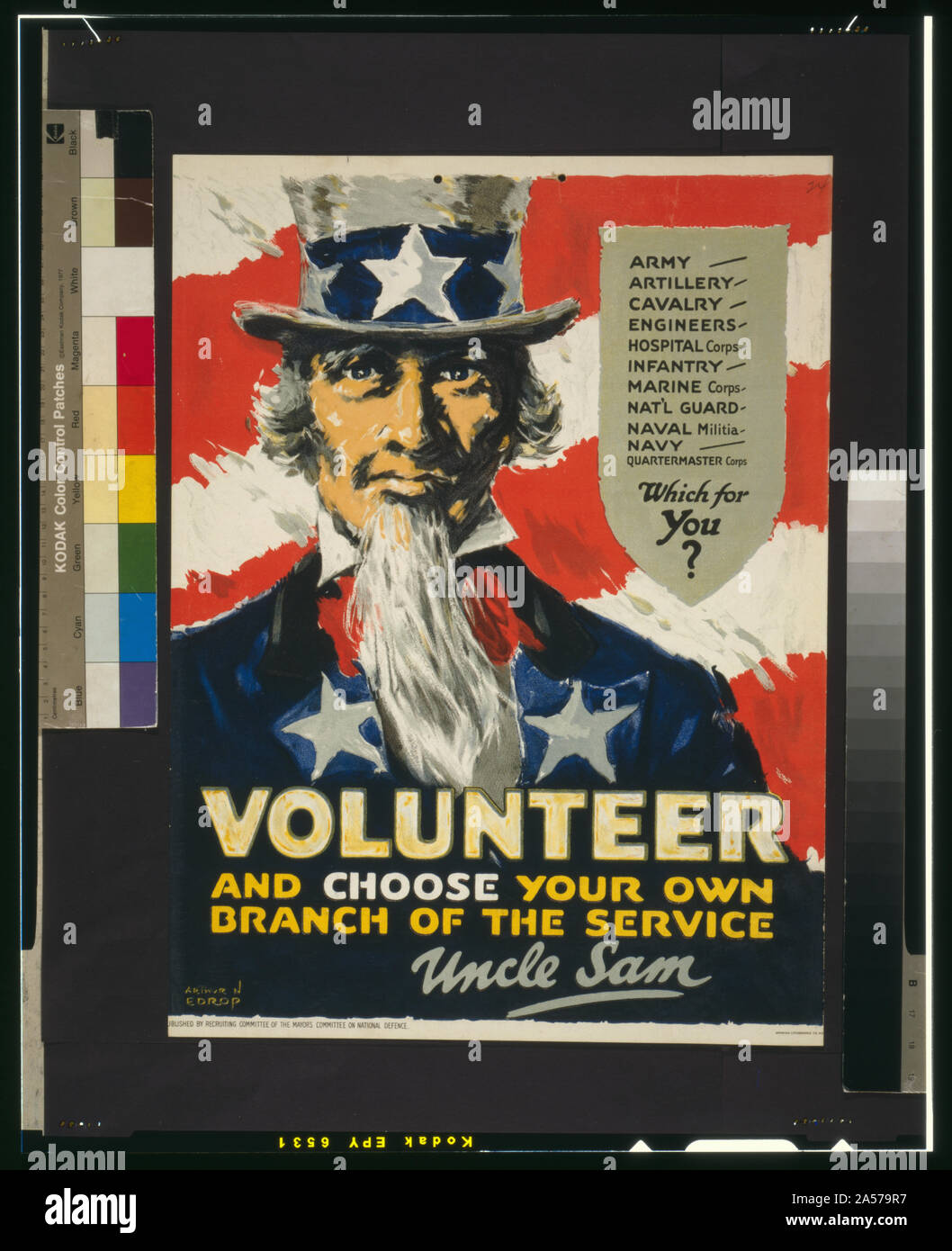 Volunteer, and choose your own branch of the service - Uncle Sam ...
