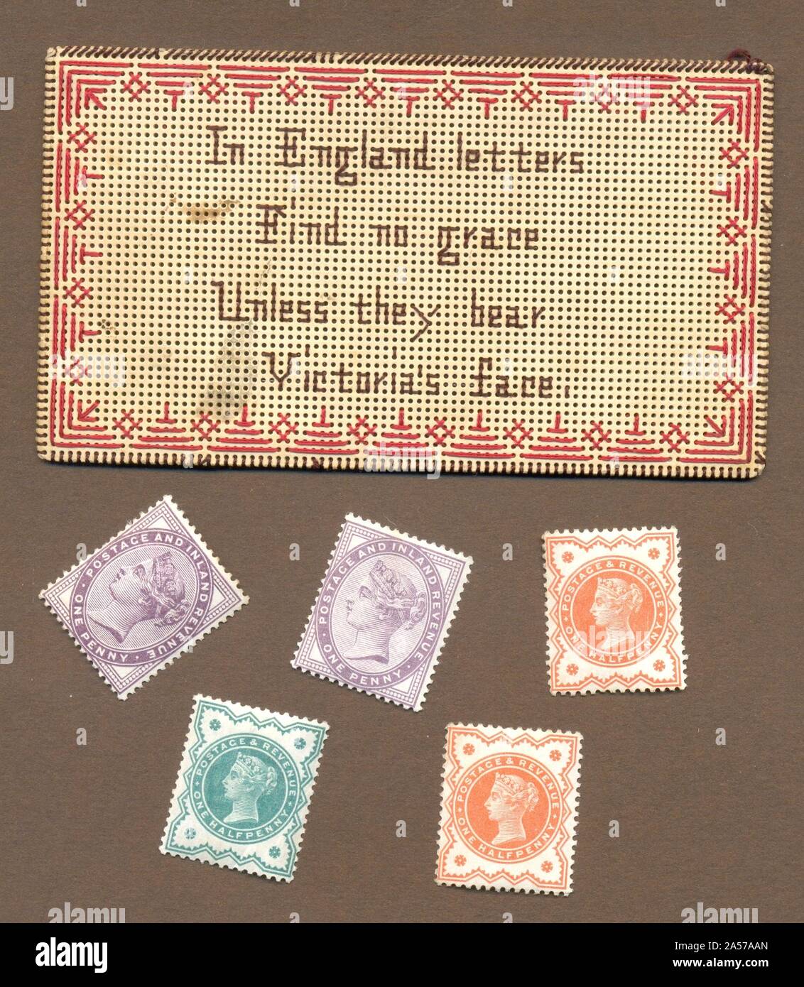 Victorian stamp hi-res stock photography and images - Alamy