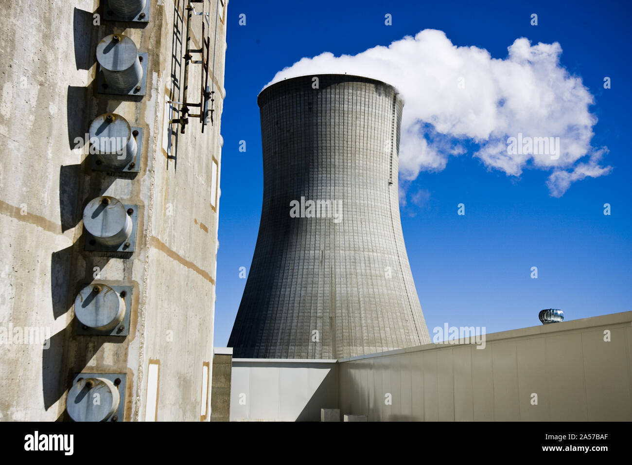 Callaway County, Missouri, USA. 23rd Mar, 2011. Water vapor rises out ...