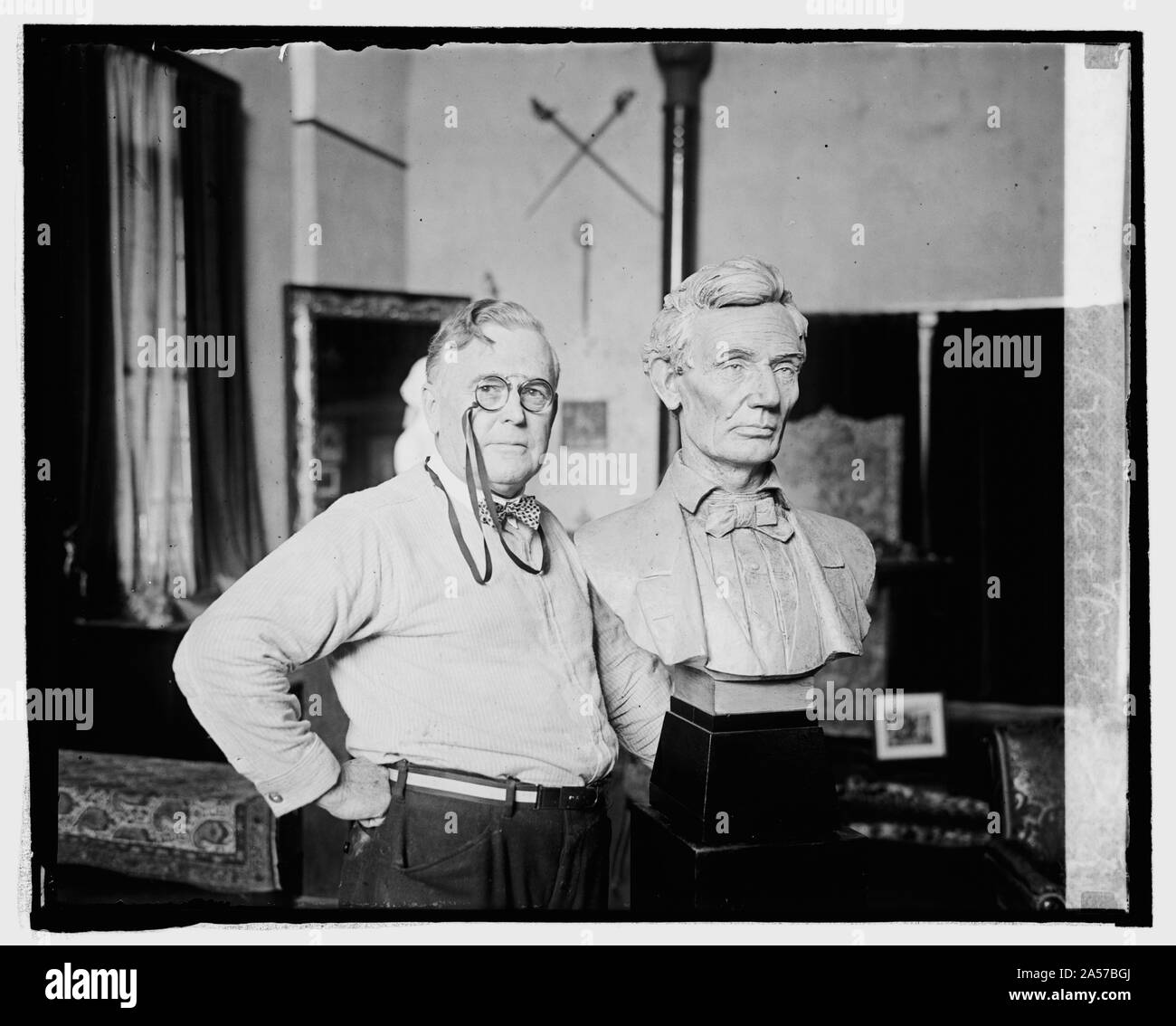 Statue abraham lincoln man hi-res stock photography and images - Alamy