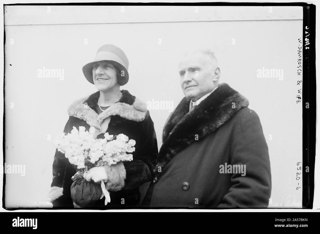W. Damrosch & wife Stock Photo - Alamy