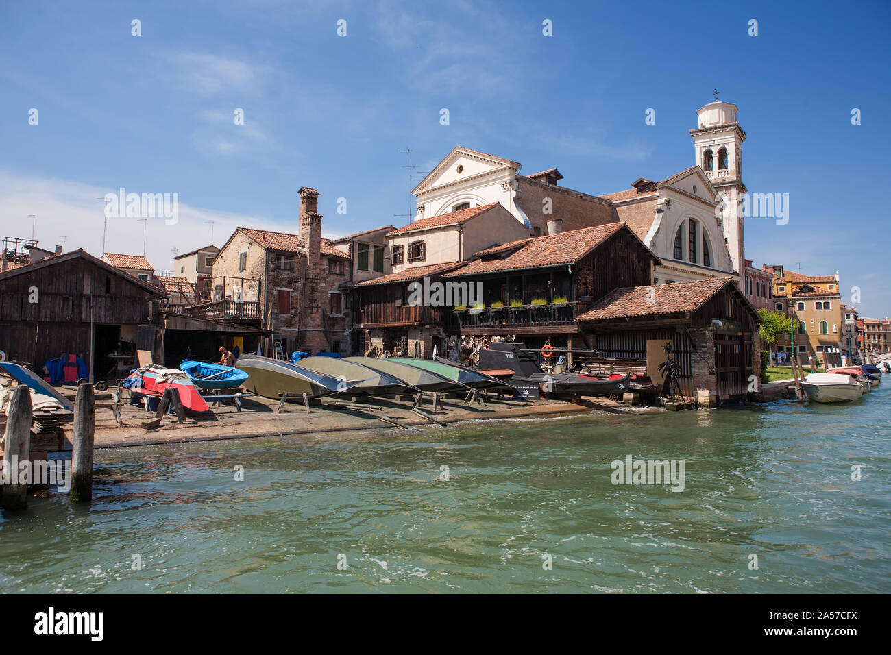Squero di San Trovaso, Dorsoduro, Venice, Italy: one of the last ...