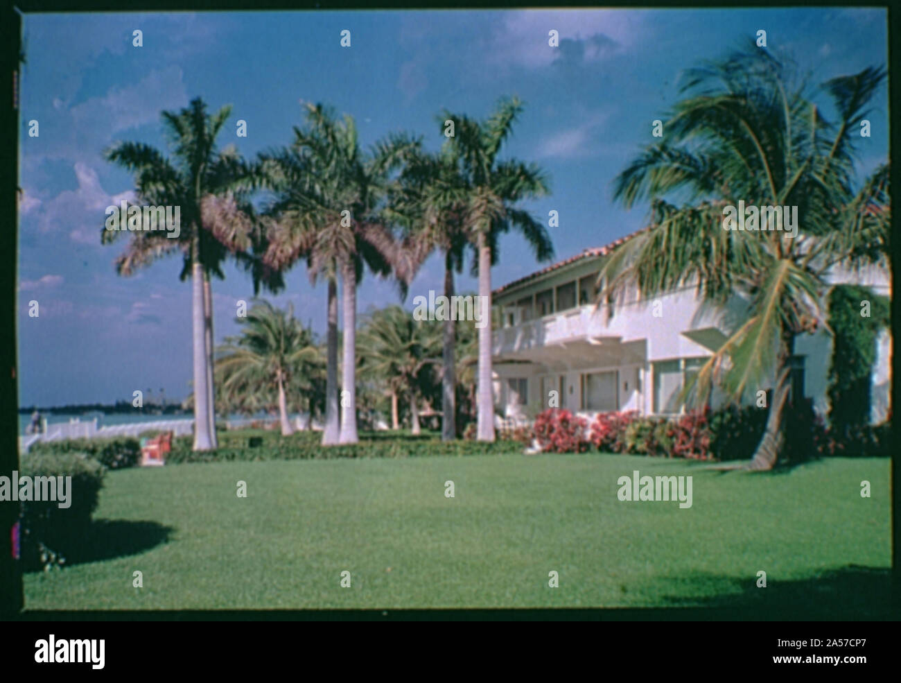 W.A. Fisher, residence, Sunset Island, Miami Beach, Florida Stock Photo ...