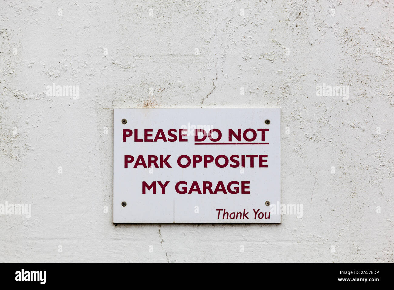 Polite notice hi-res stock photography and images - Alamy