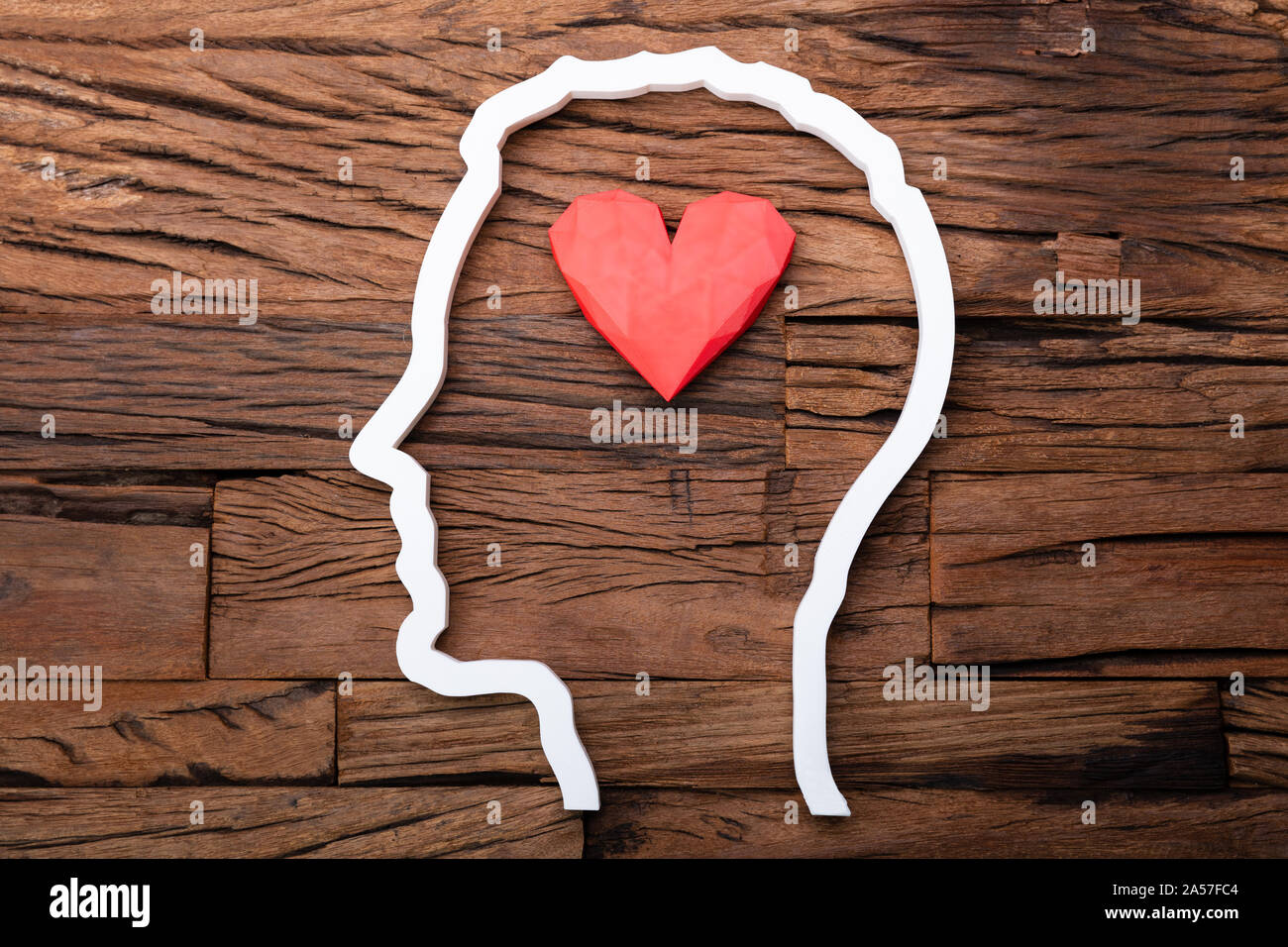 Outline head brain shape inside hi-res stock photography and images - Alamy