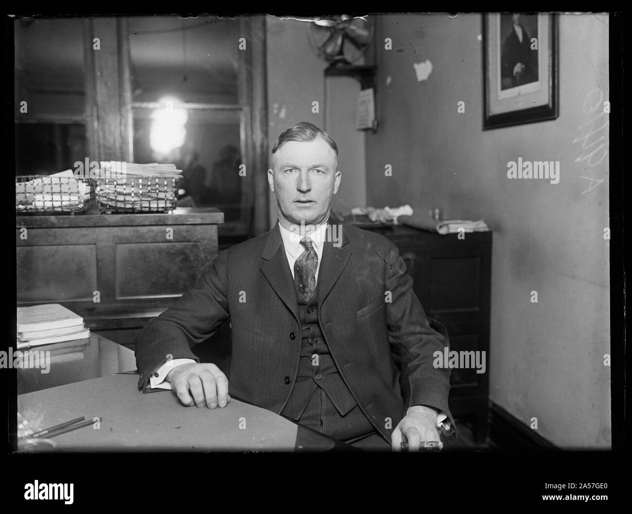 W.J. Snook, new Warden of Atlanta Prison Stock Photo - Alamy