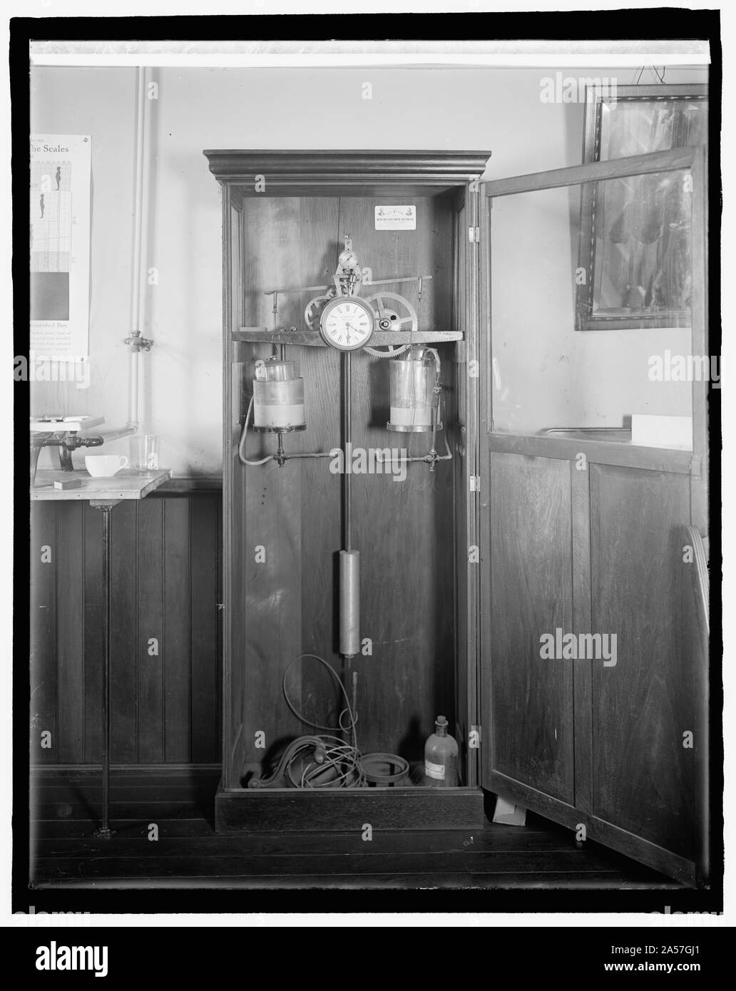 W.L. Baker clock Stock Photo - Alamy