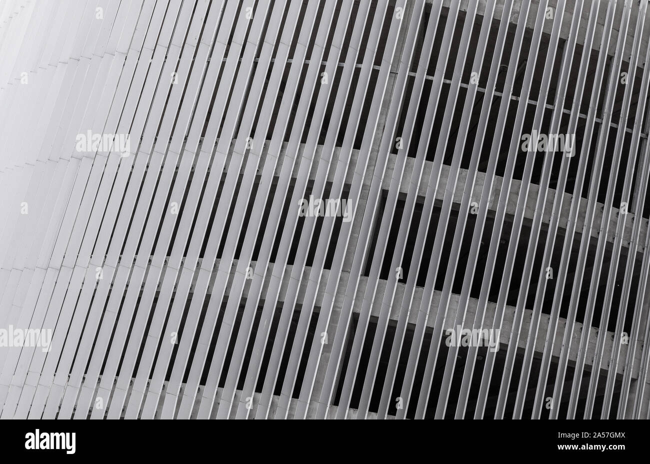 Semicircle metal stripped surface for background with light gradient ...