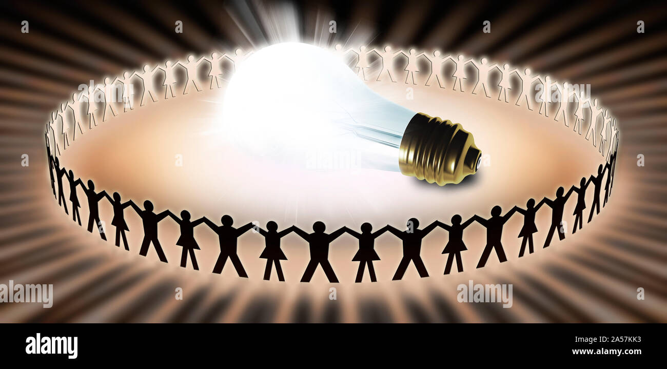 Human chain hi-res stock photography and images - Alamy