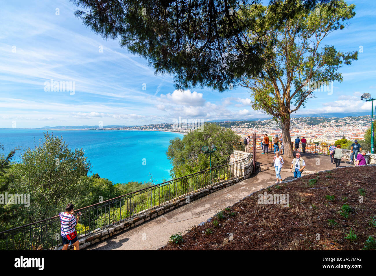 Nice, france, overlook, castle hill hi-res stock photography and images ...