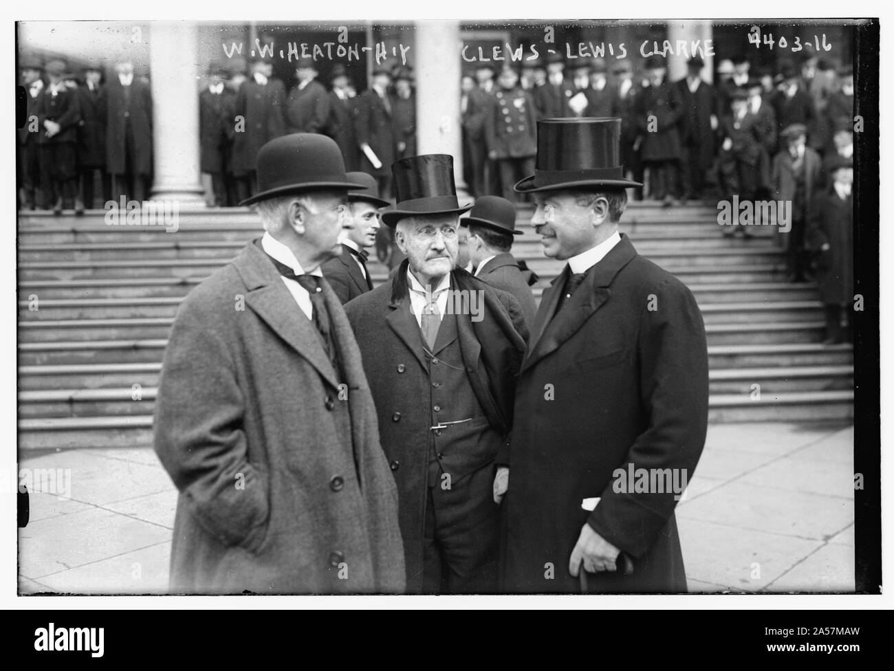 W.W. Heaton - H.Y., Clews - Lewis Clarke Stock Photo - Alamy