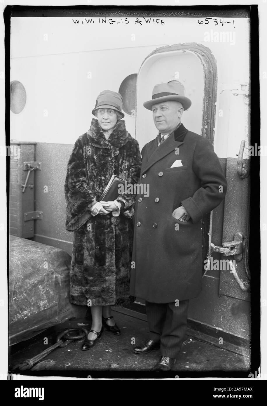 W.W. Inglis & wife Stock Photo - Alamy