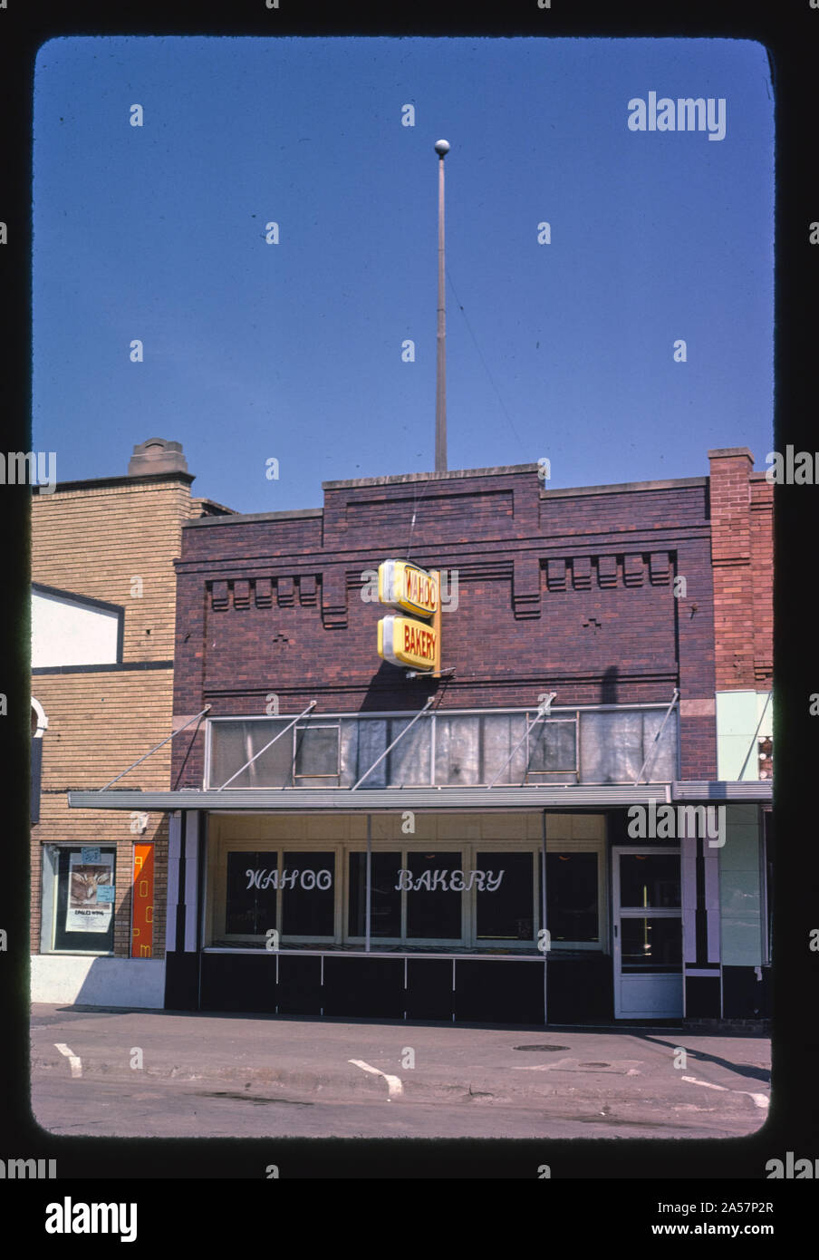 Wahoo Bakery, Linden Street, Wahoo, Nebraska Stock Photo - Alamy