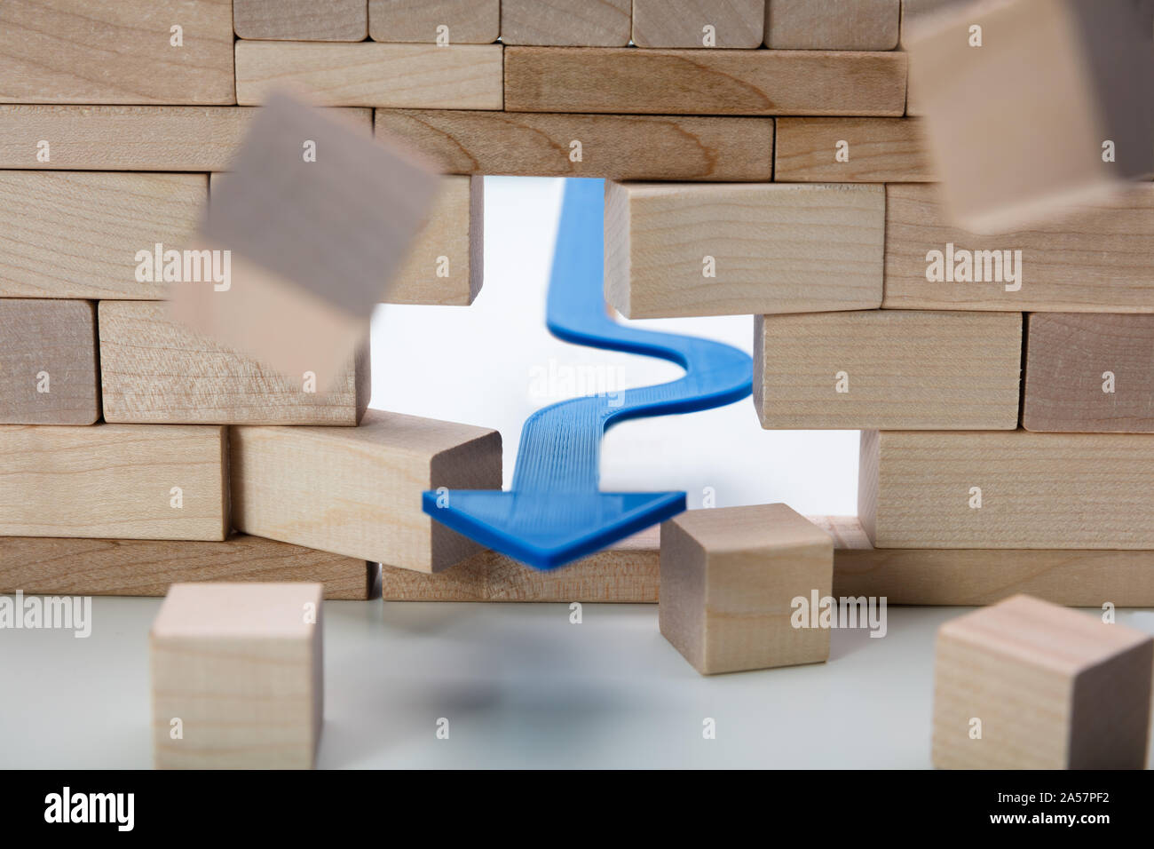 Arrow through wall hi-res stock photography and images - Alamy