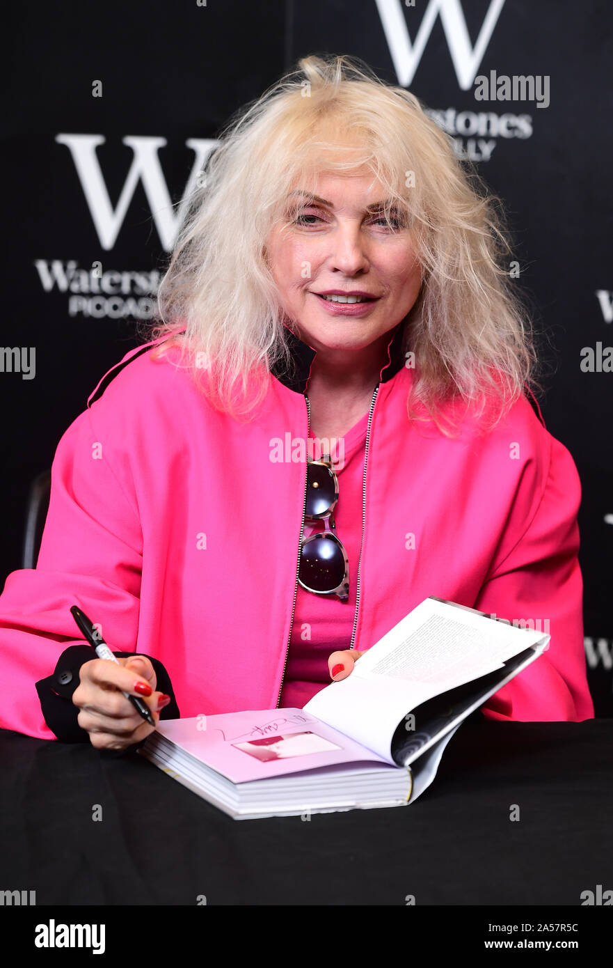 Debbie Harry signs copies of her new book Face It at Waterstones ...