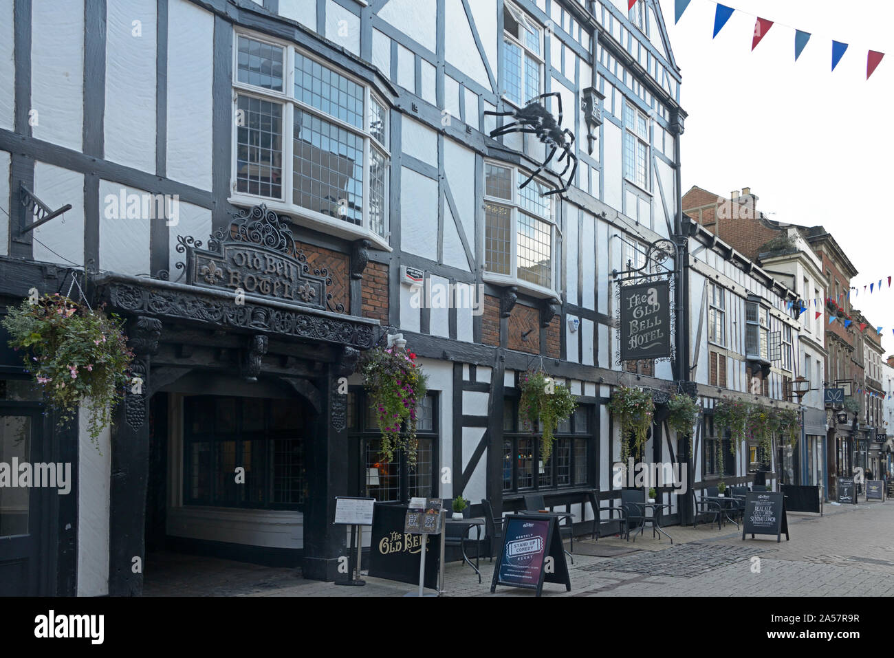 The Old Bell Hotel, Sadler Gate, Derby Stock Photo - Alamy