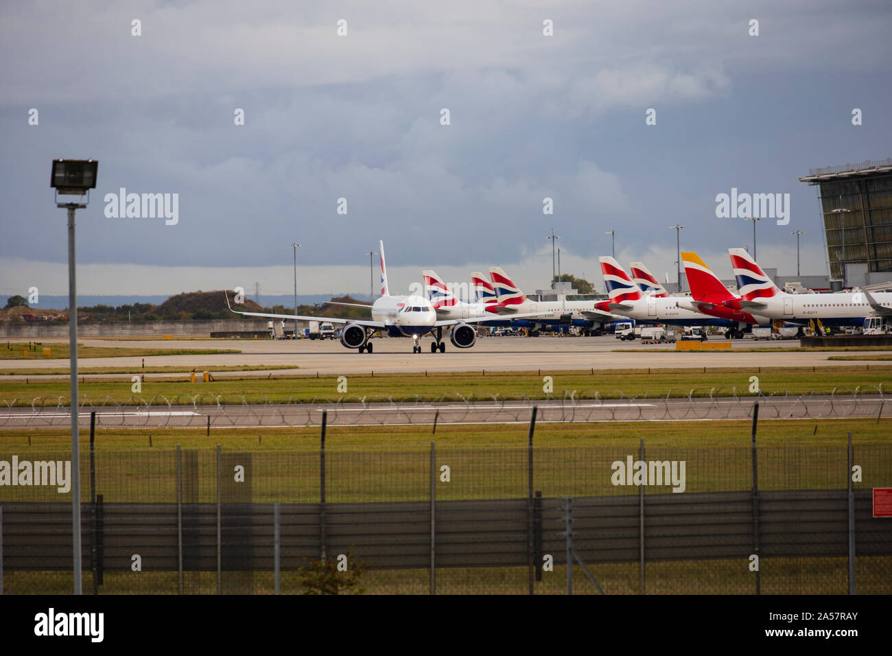 British Airways Airbus A320-251N airliner taking off from London ...