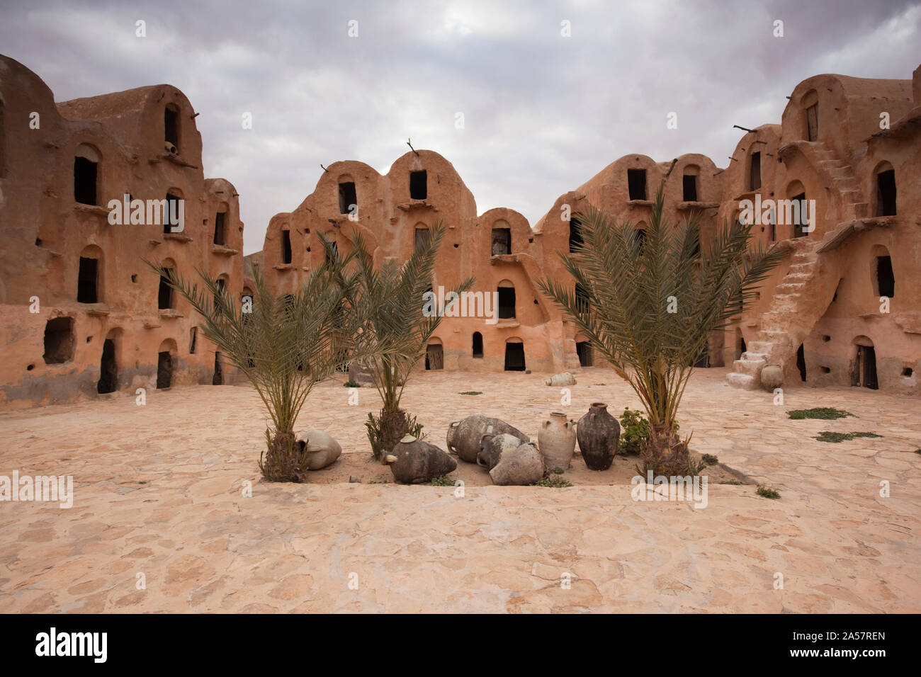 Ruins of ancient grain storage ksar building hi-res stock photography ...