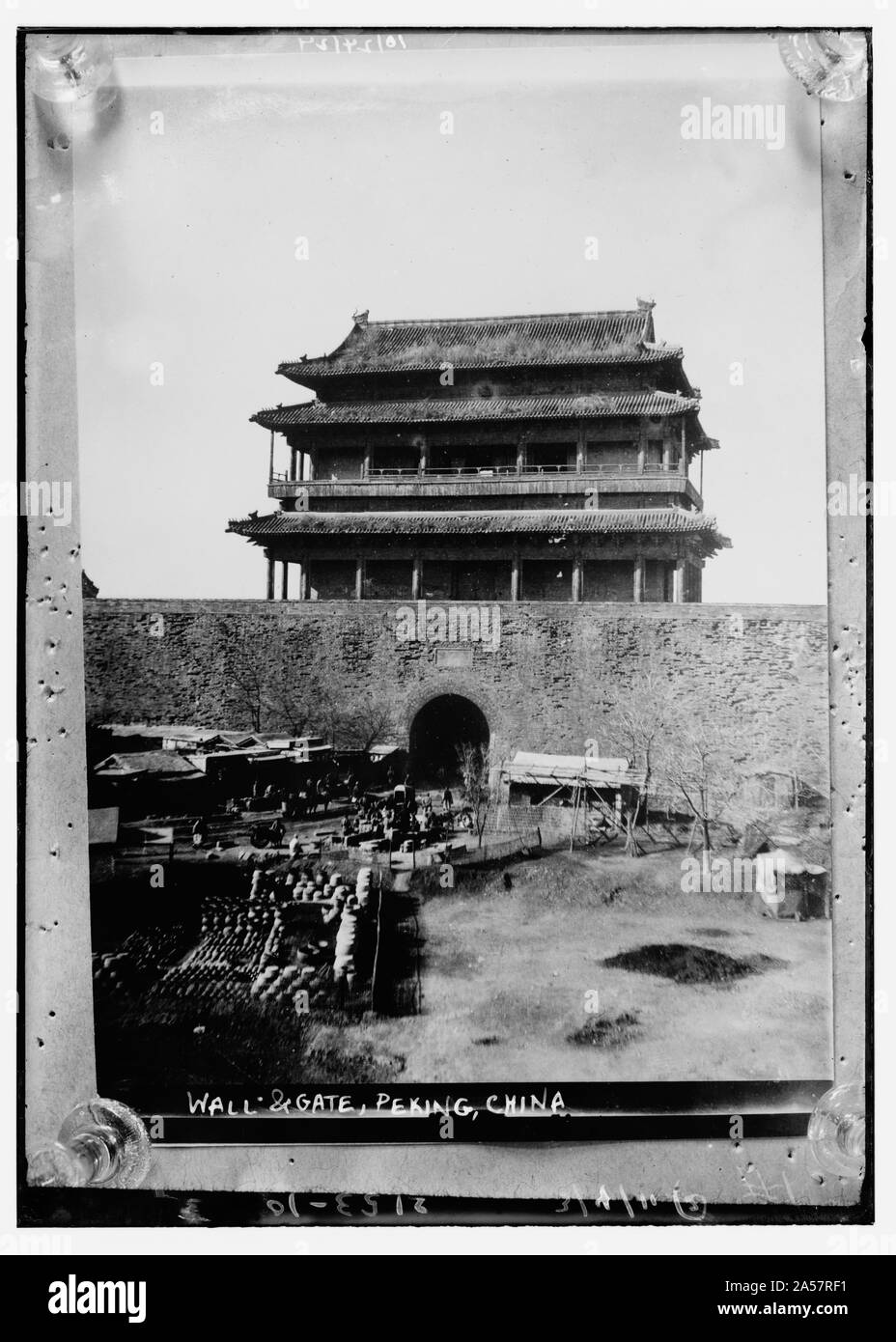 Wall and Gate, Peking, China Stock Photo - Alamy