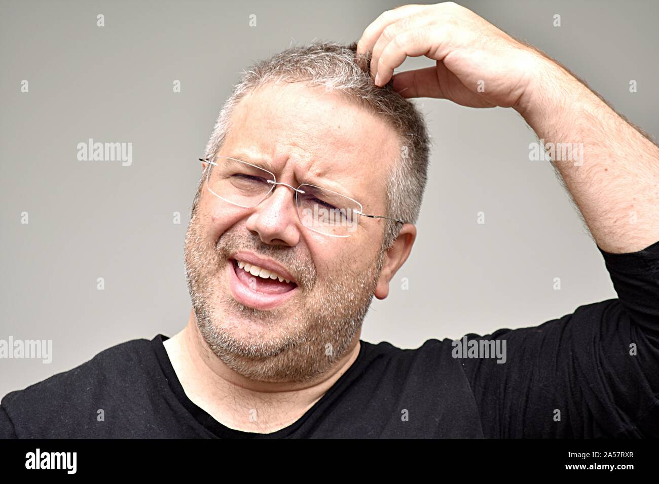 Fat Man And Confusion Stock Photo Alamy fat-man-and-confusion-stock-photo-alamy