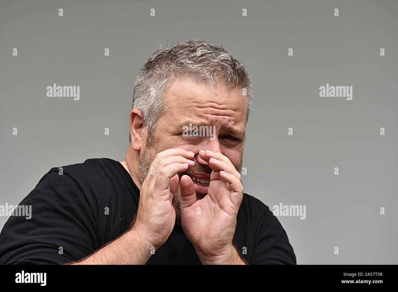 Fearful person hi-res stock photography and images - Alamy