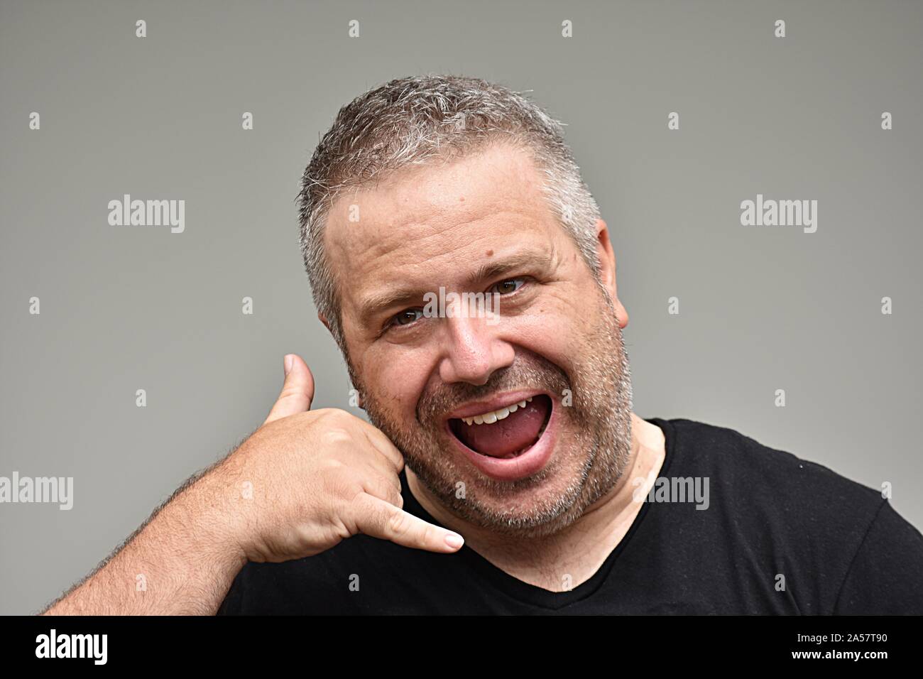 Unshaven man hi-res stock photography and images - Alamy